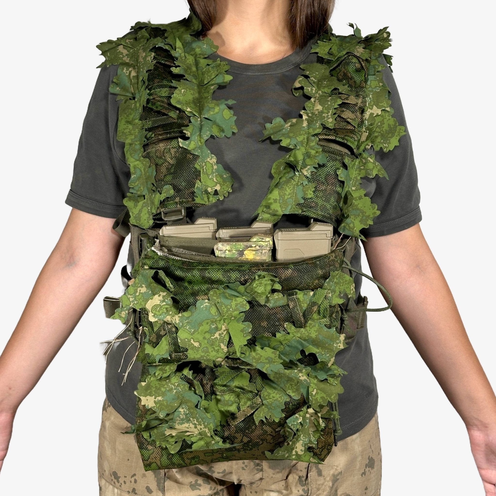 Chest Rig Cover - Tactical Ghillie Concealment | Kicking Mustang ...