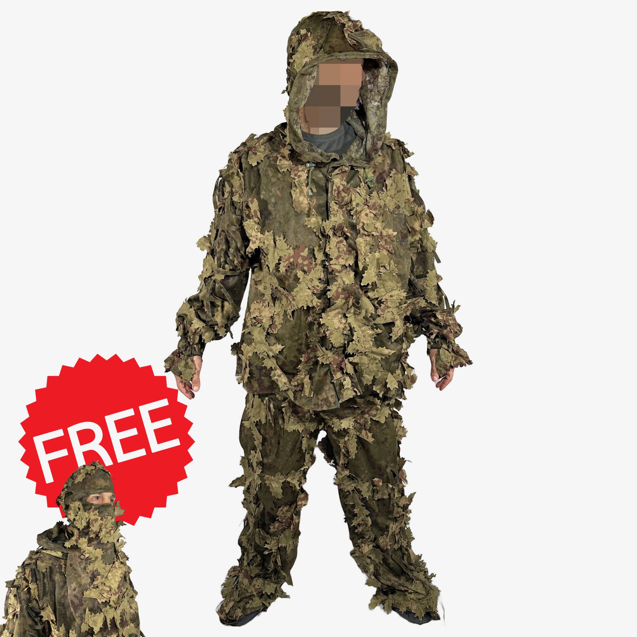 Ghillie Suit Oakland - Premium Oak Brown Camouflage | Kicking Mustang ...