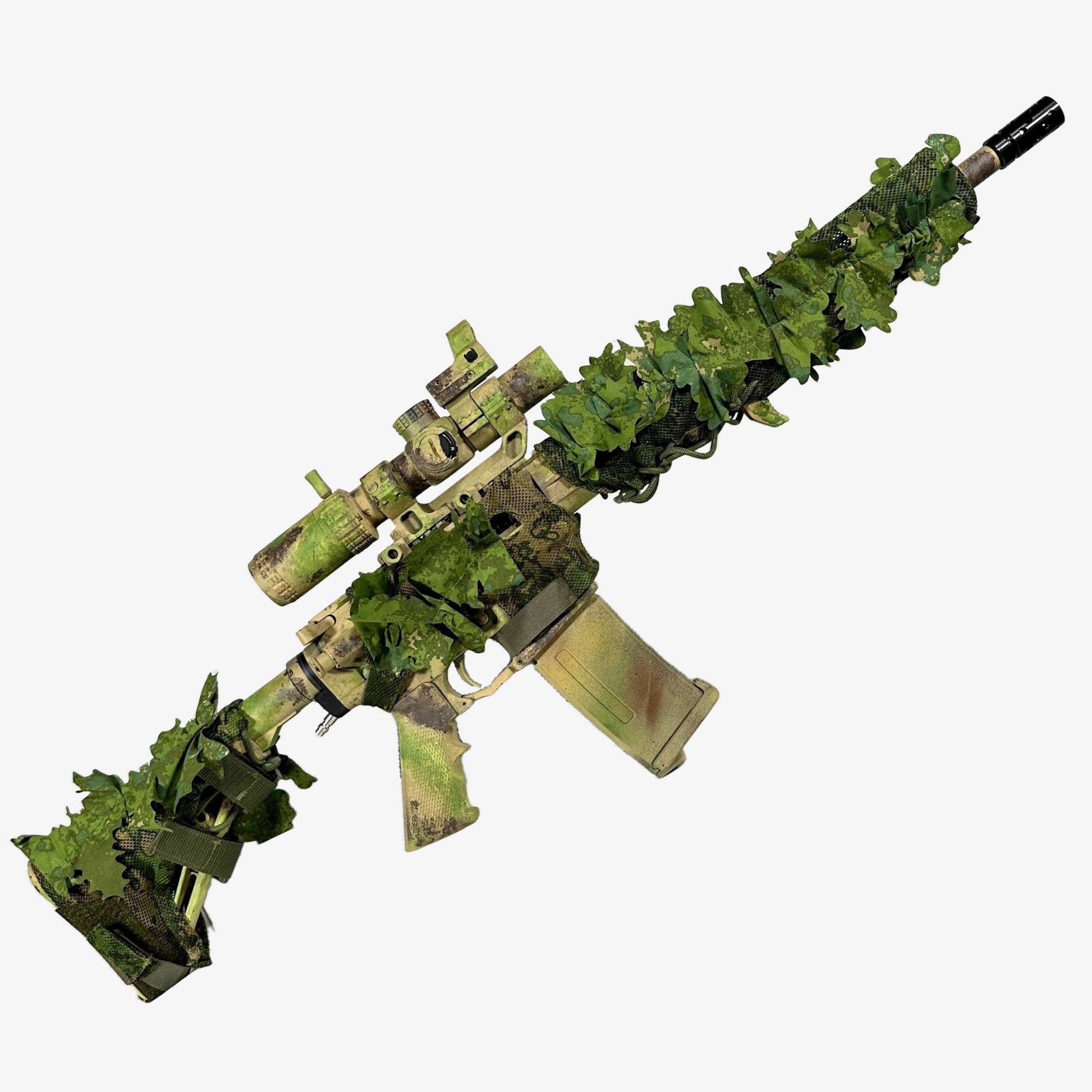 Rifle Wrap M4 - Premium Ghillie Camouflage | Kicking Mustang – Kicking ...